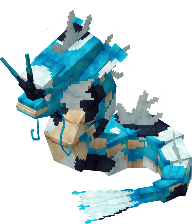 File:Gyarados Calico Orange White Black (Model).png - Cobblemon Wiki