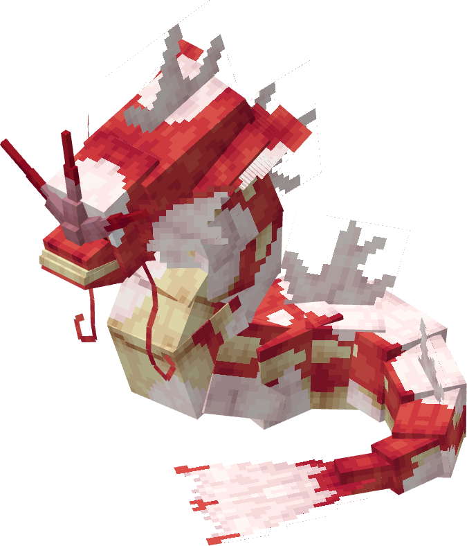 File:Gyarados Calico Orange White Shiny (Model).png - Cobblemon Wiki