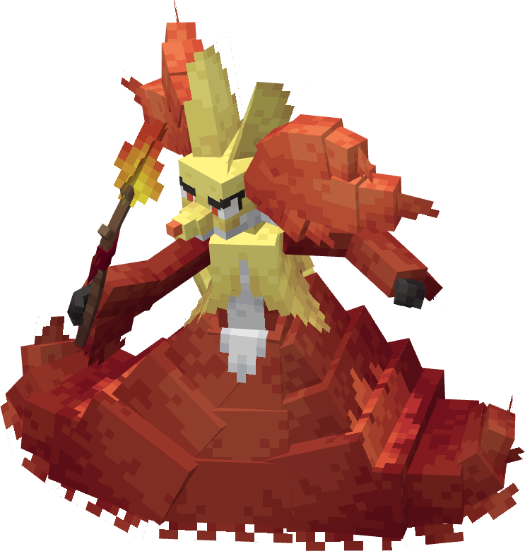 File:Delphox (model, ribbon).png - Cobblemon Wiki